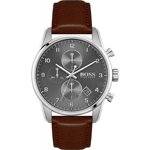 Наручные часы мужские HUGO BOSS HB1513787 коричневые