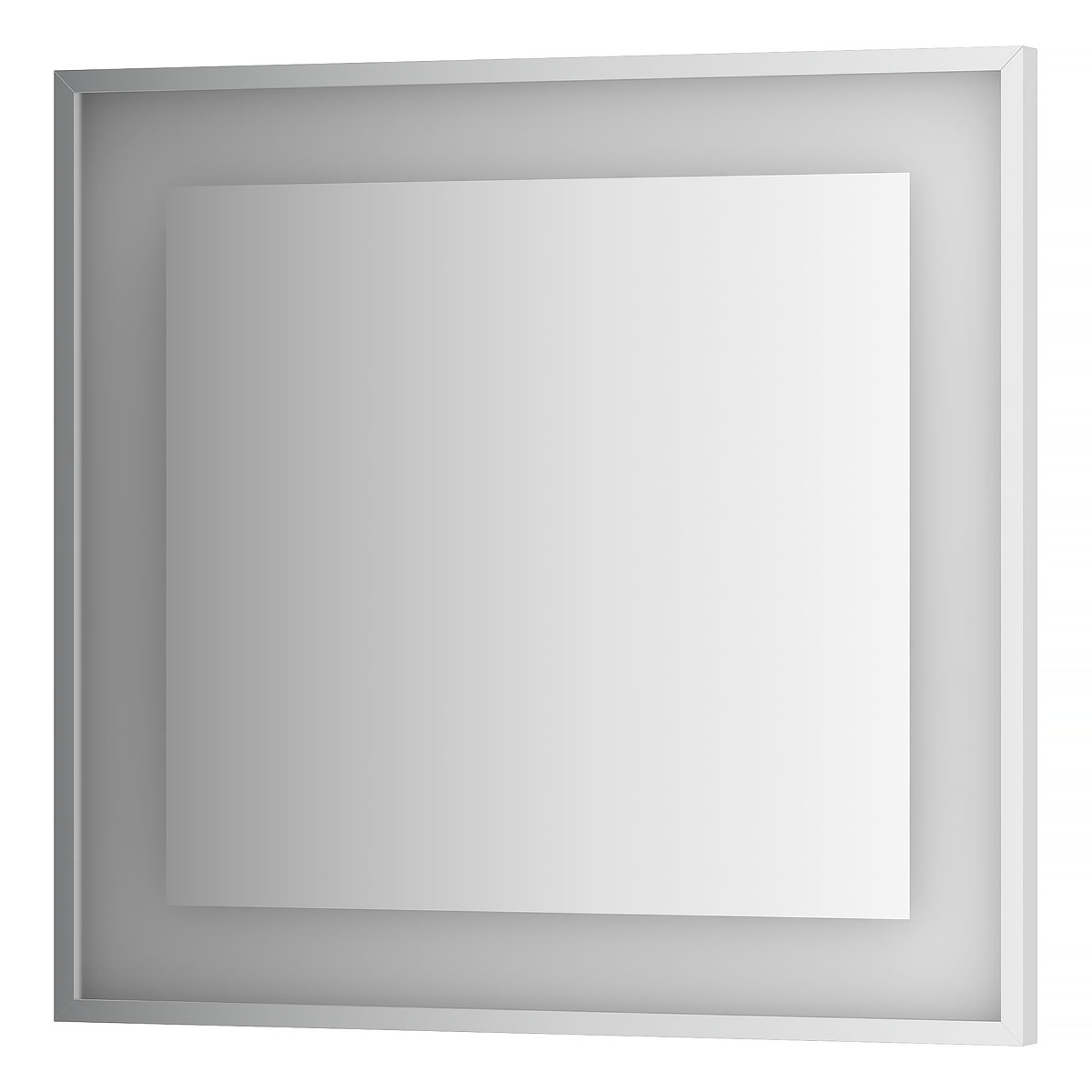 Зеркало в багетной раме со встроенной Led-подсветкой Evoform BY 2203, 75х80 3000 К
