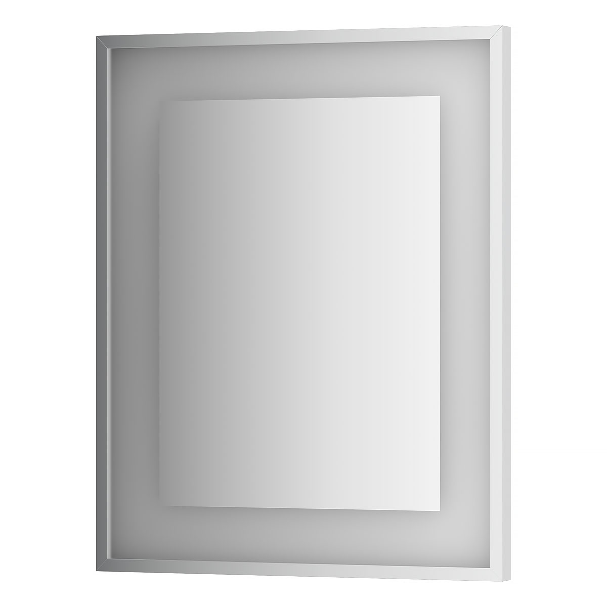 Зеркало в багетной раме со встроенной Led-подсветкой Evoform BY 2201, 75х60 3000 К