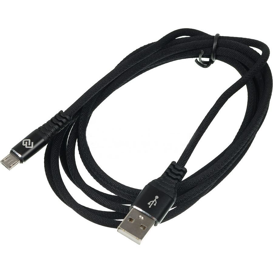 Кабель Digma USB A(m)-Lightning (m) 3м black