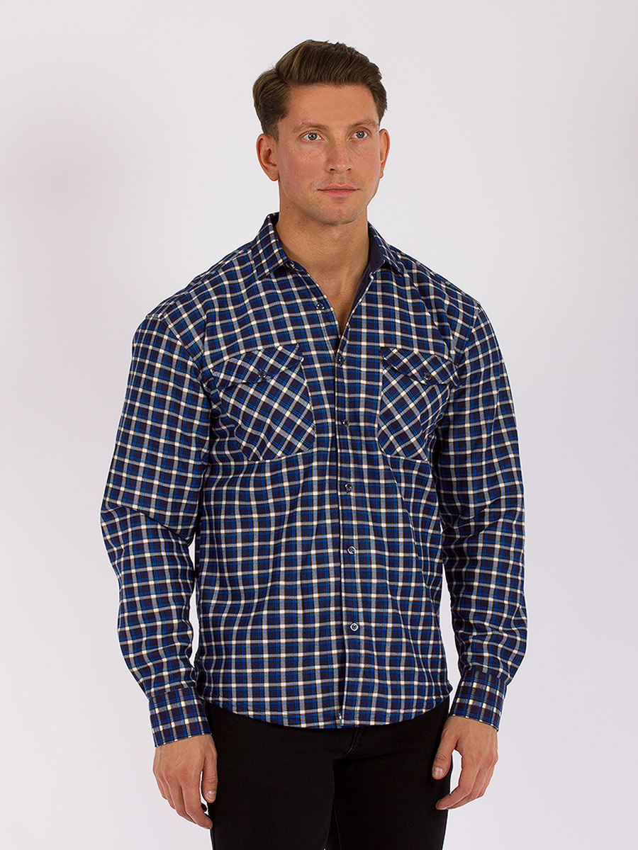 Рубашка мужская PALMARY LEADING GD57001003 синяя L