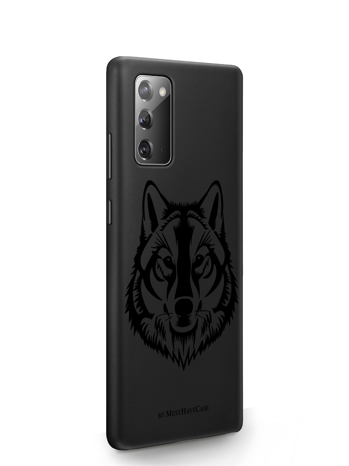 Чехол MustHaveCase для Samsung Galaxy Note 20 Волк черный