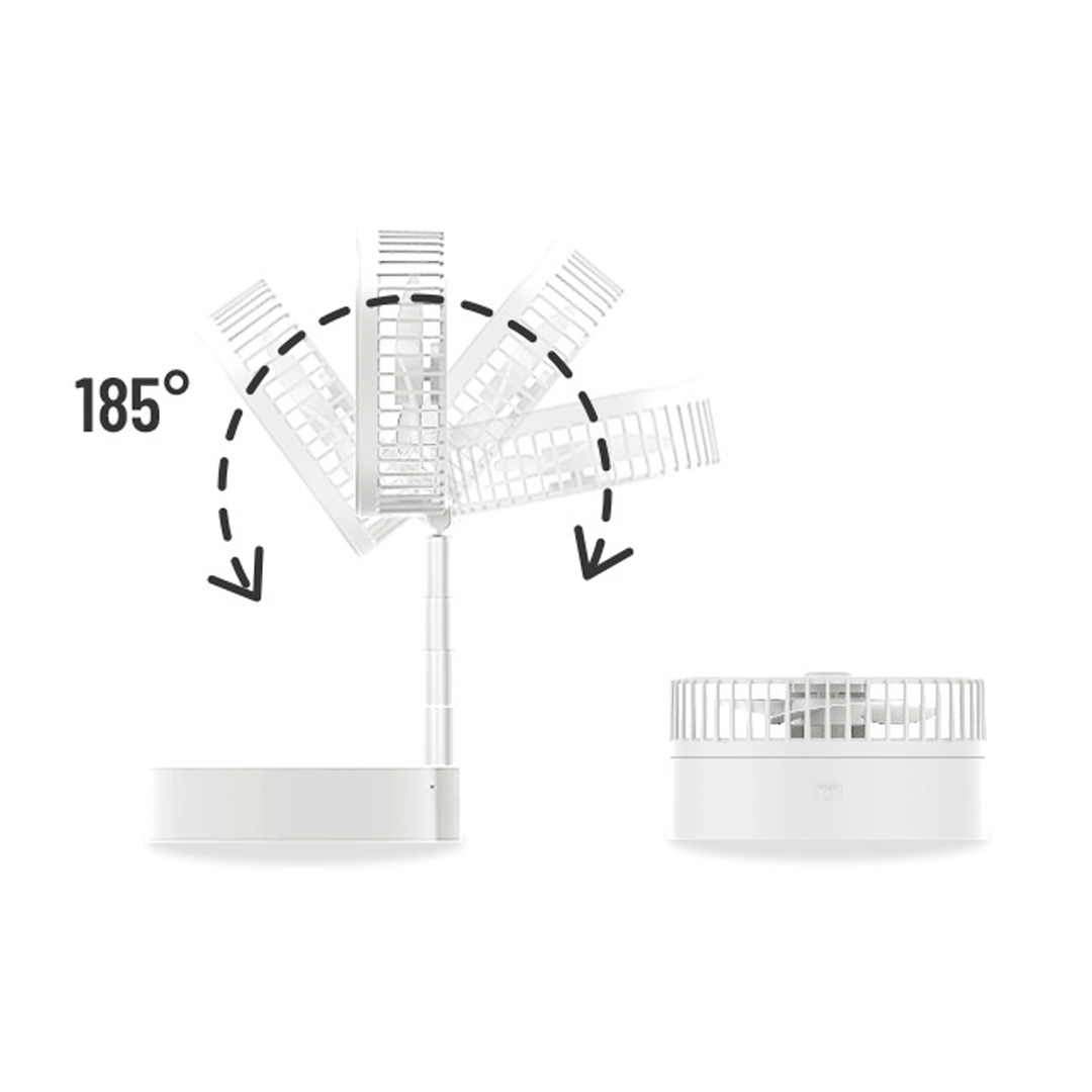 Вентилятор напольный, настольный eTrend N98 белый