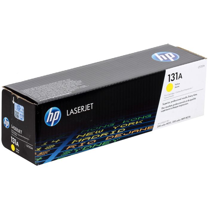 Картридж для лазерного принтера HP 131A (CF212A) желтый, оригинал
