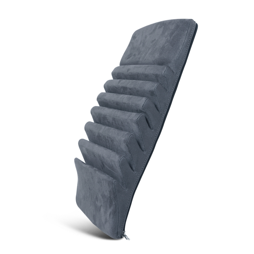 Ортопедическая подушка Detensor Kurt Kienlein для спины, 32x52х7 см, серая