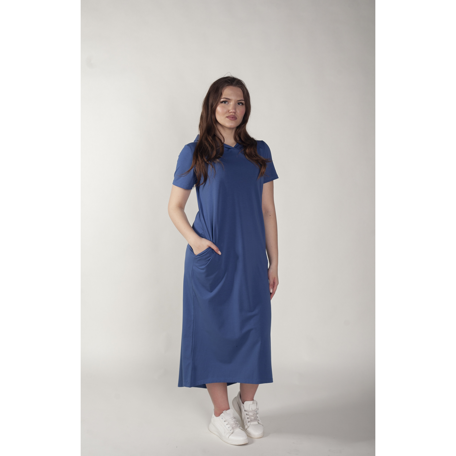 Платье женское Instance midi синее 60-62 RU