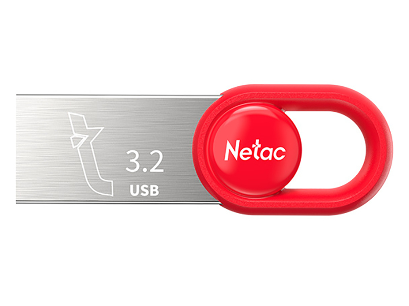 Флешка Netac NT03UM2N-128G-32RE 128 ГБ (NT03UM2N-128G-32RE)