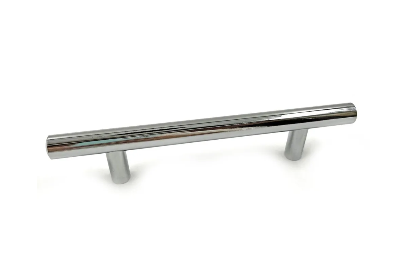 Мебельная ручка-рейлинг 512/592, металл, хром, 2 шт