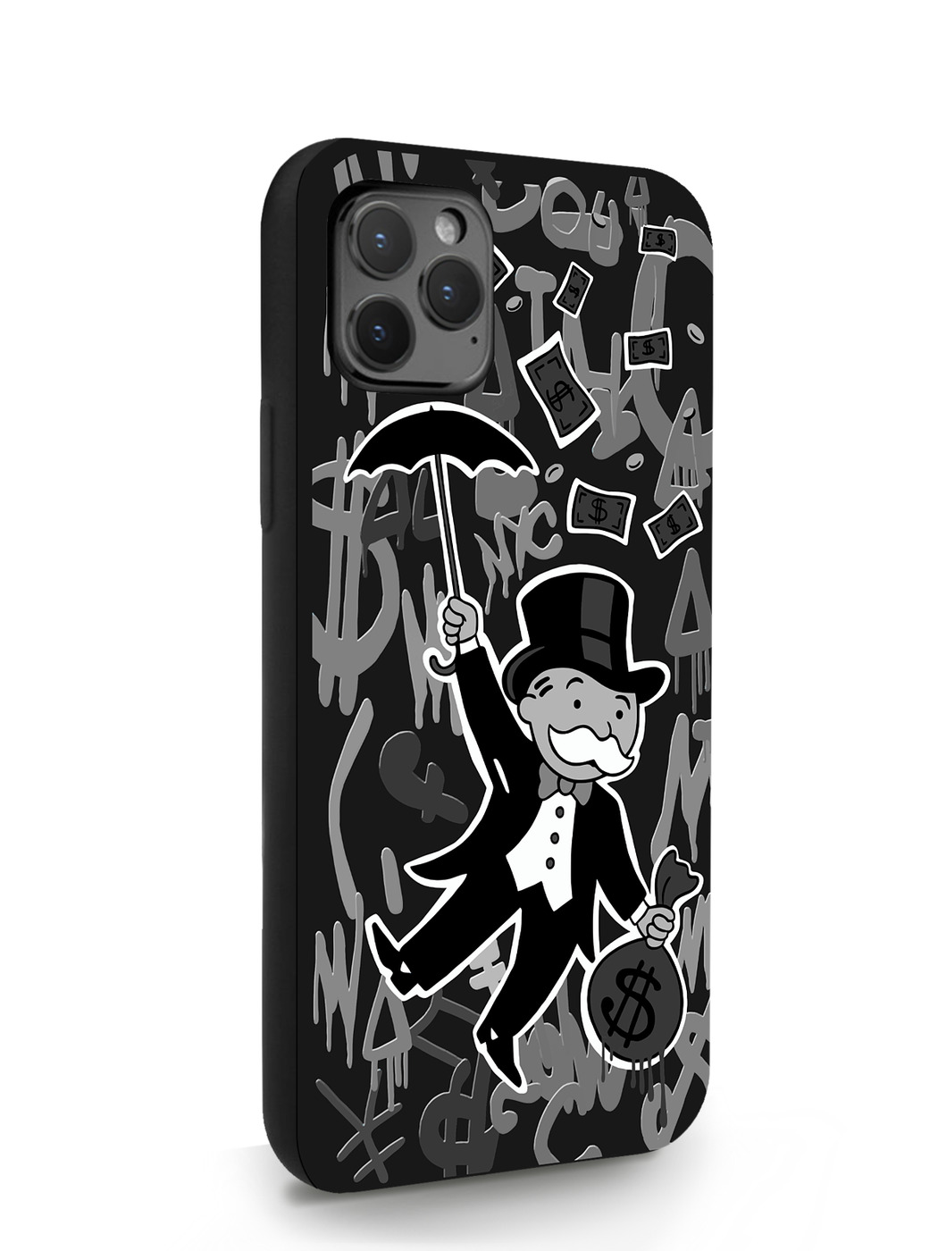 Чехол MustHaveCase для iPhone 11 Pro Monopoly Black Edition черный