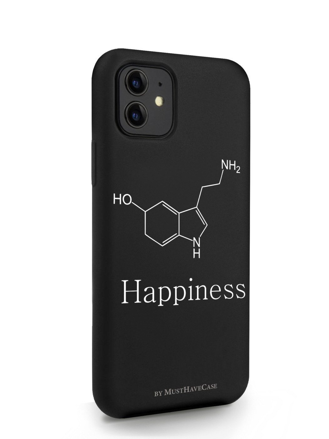 Чехол MustHaveCase для iPhone 11 Молекула счастья черный