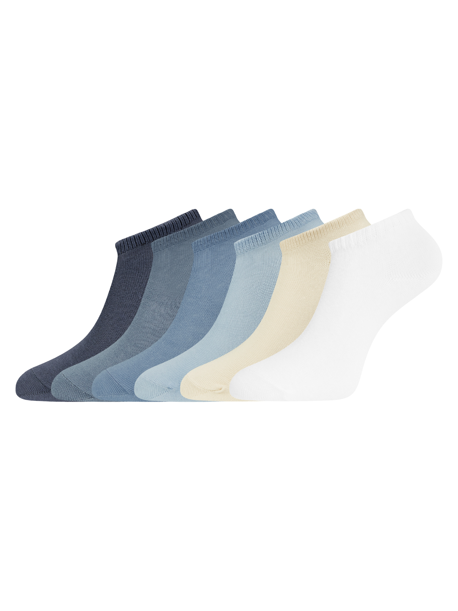 Комплект носков женских oodji 57102433T6 разноцветных 35-37