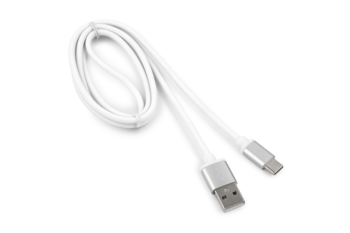 Кабель Cablexpert USB Type-C CC-S-USBC01W-1M