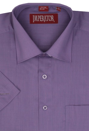 Рубашка мужская Imperator Plum-K sl. фиолетовая 39/170-178