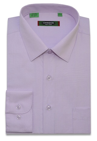 Рубашка мужская Comandor 6902 фиолетовая 40/182-188