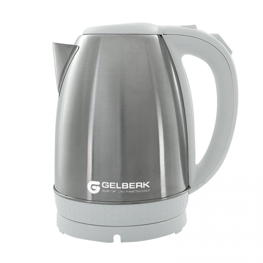 Чайник электрический Gelberk GL-450 1.8 л White, Silver