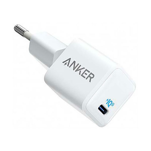 Сетевое зарядное устройство Anker PowerPort 3, 1xUSB Type-C, 3 A, white