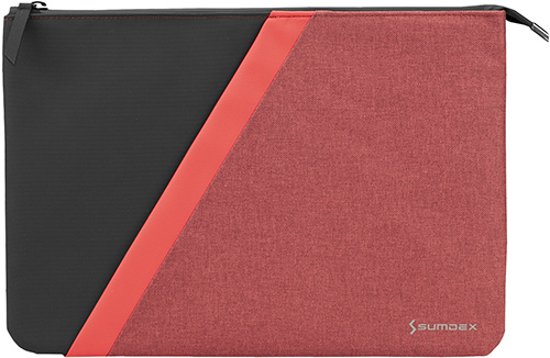 Чехол для ноутбука Sumdex ICM-133 RD серо-красный