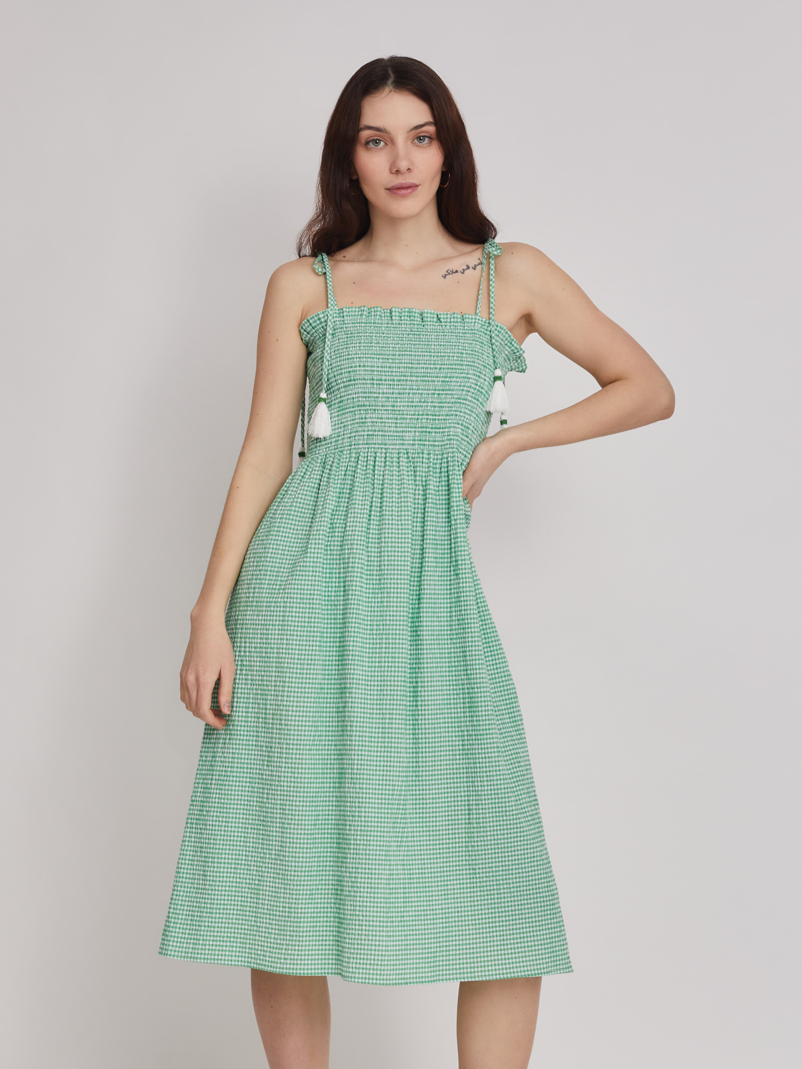 Платье женское Zolla 22324825918371C0 зеленое XL