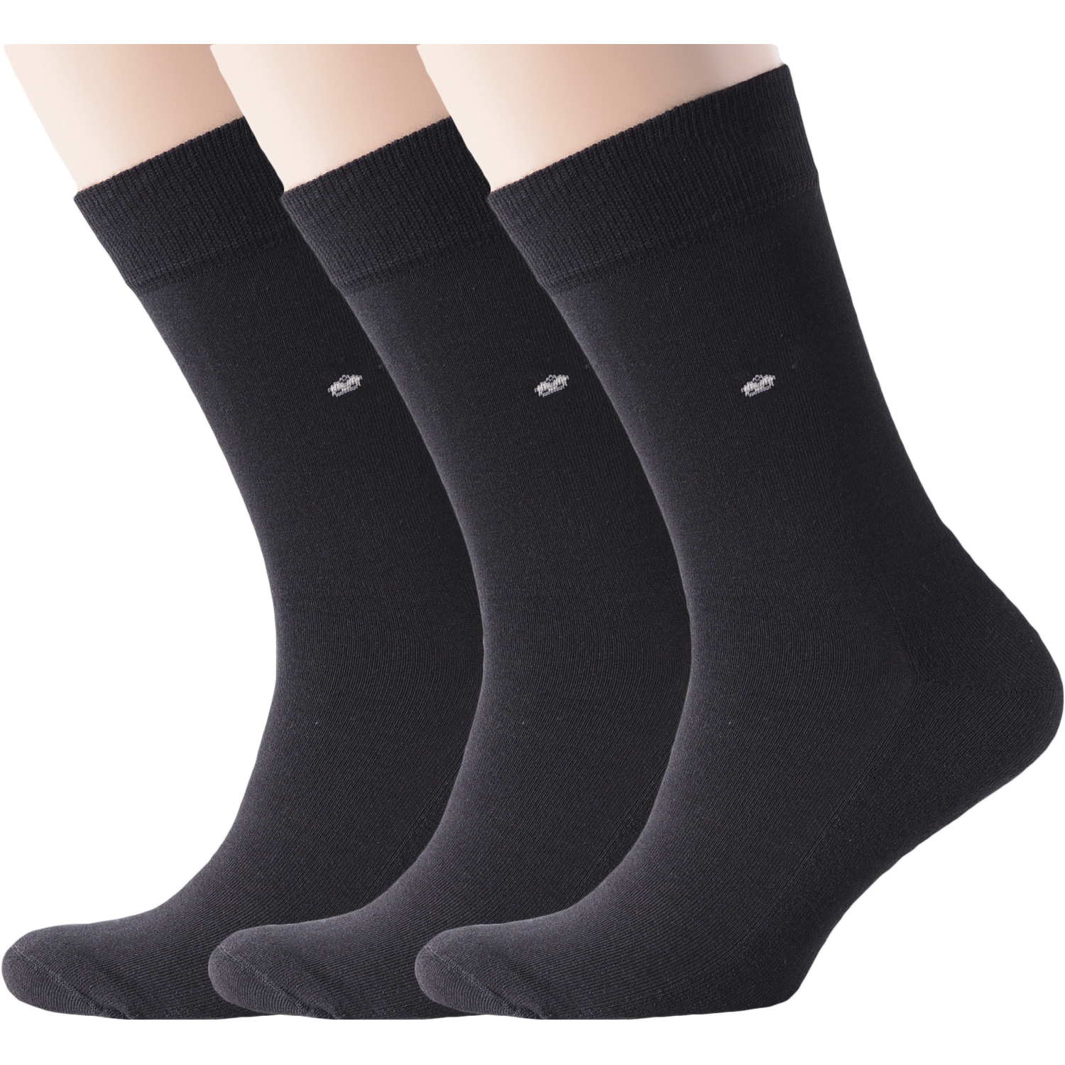Набор носков мужской Rusocks 3-М-195 черный 29 (44-45)