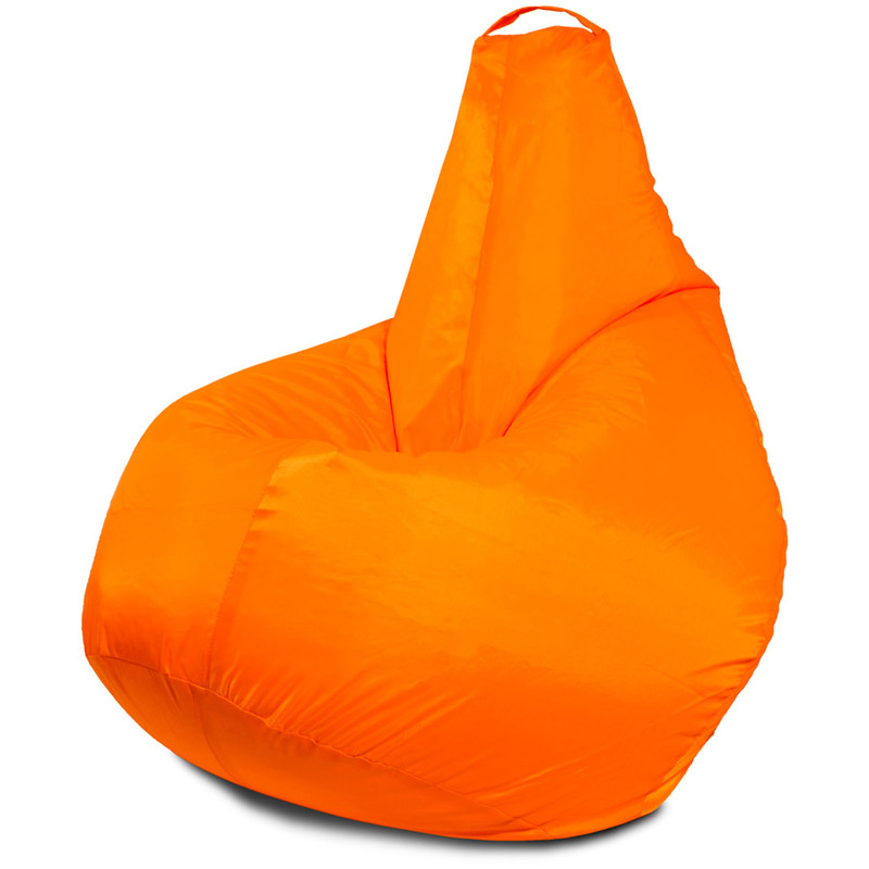 Кресло-мешок Puffmebel груша XXXL оранжевый
