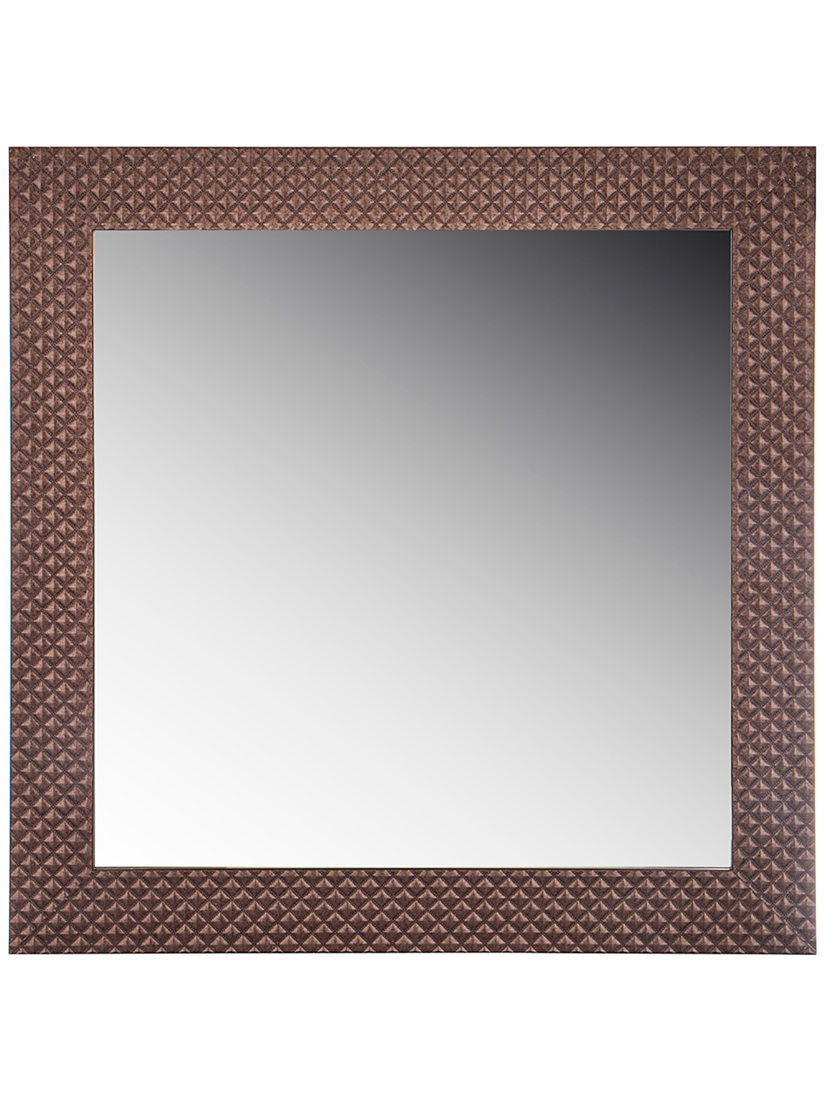 Зеркало настенное в раме Lefard шоколадное серебро 50х50 см 541-791