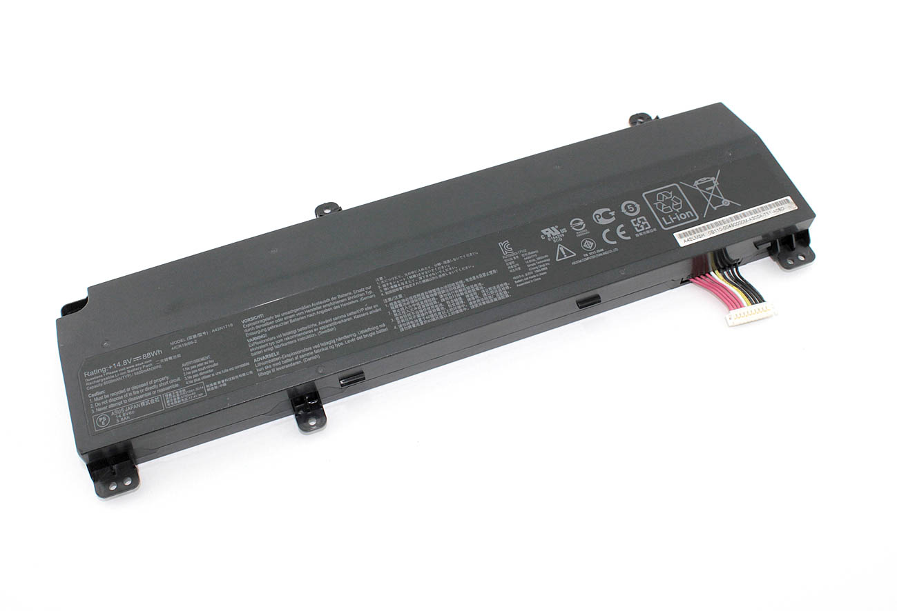 Аккумуляторная батарея для ноутбукa Asus ROG Strix GL702 A42N1710 14.8V 5800mAh