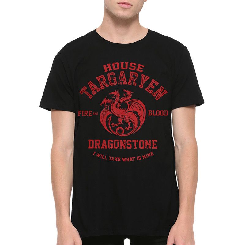Футболка мужская DreamShirts Studio Дом Дракона - Игра Престолов GOT-21121b-2 черная L