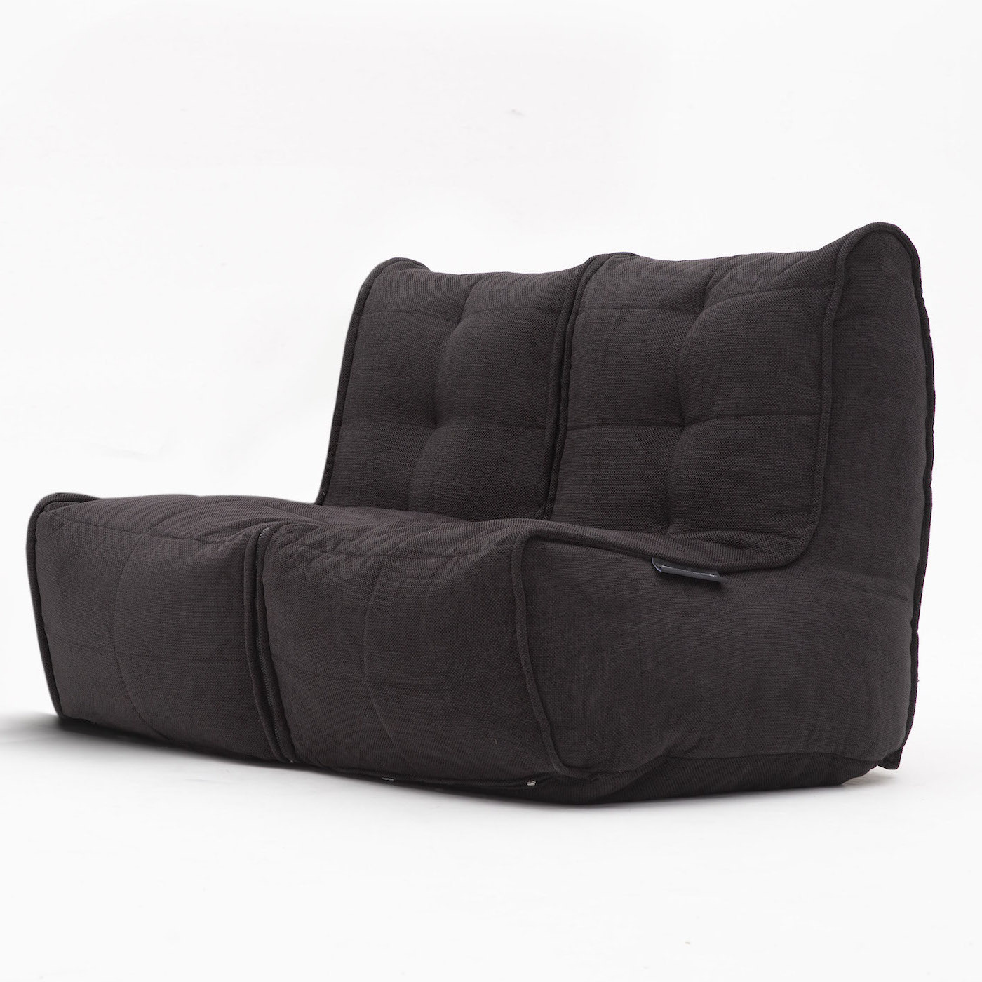 Крайние секции для модульного дивана Twin Couch - Black Sapphire (цвет черный)