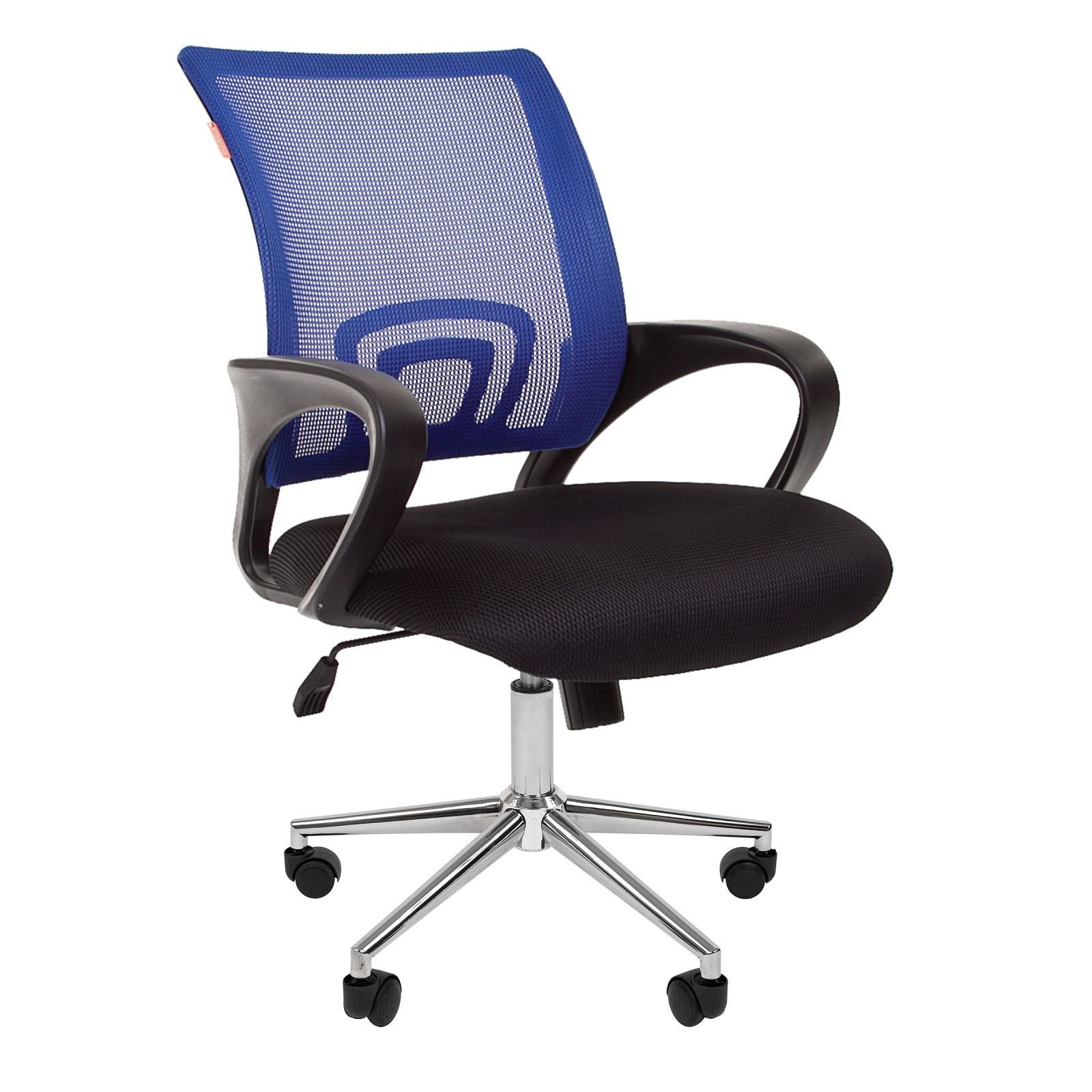 Компьютерное кресло Chairman 696 хром, черный; синий