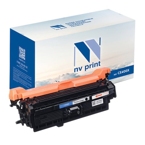 Картридж для лазерного принтера NV Print NV-CE400X, черный, совместимый