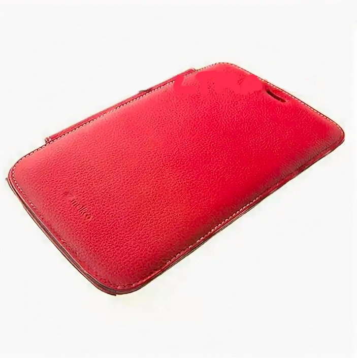 Кожаный чехол-книжка Melkc Premium Kios Type для Samsung Galaxy P3200 Tab 3 7.0 красный
