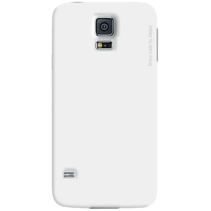 Накладка Air Case для Samsung Galaxy G355 Core 2 + защитная пленка, белая, Deppa