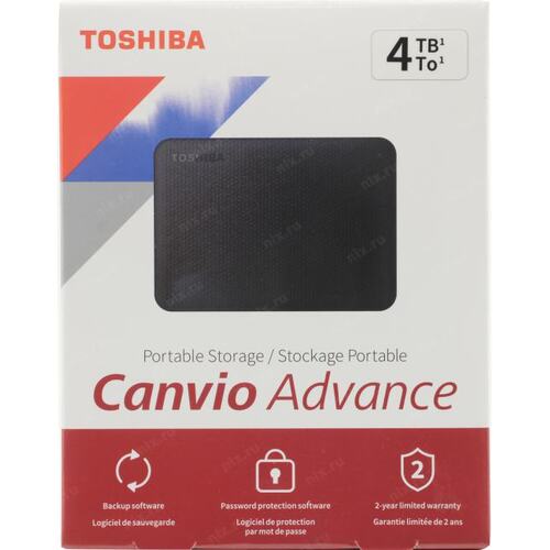 Внешний жесткий диск Toshiba Canvio Advance 4ТБ (HDTCA40EK3CA)
