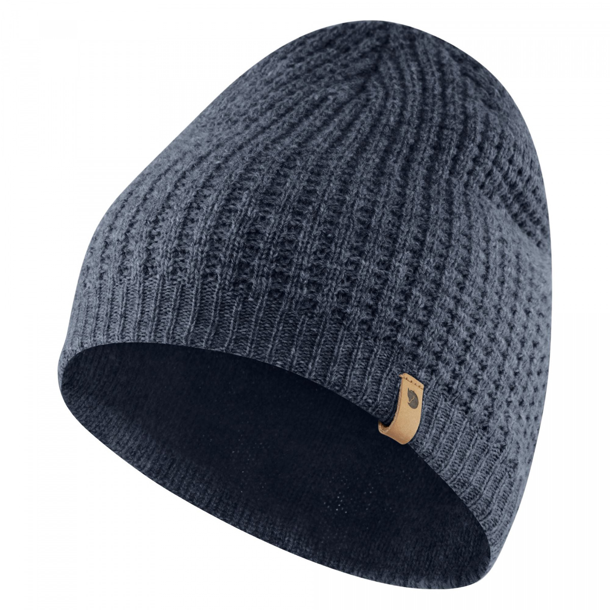 Шапка бини женская Fjallraven Structure Beanie navy, р.54-60