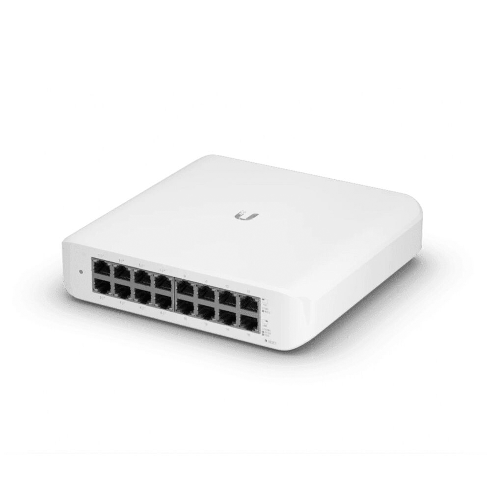 Коммутатор Ubiquiti USW-Lite-16-POE белый