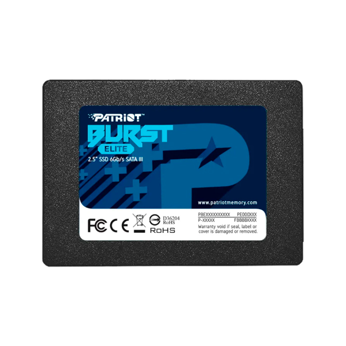 SSD накопитель Patriot Memory Burst Elite 2.5" 1,92 ТБ (PBE192TS25SSDR)