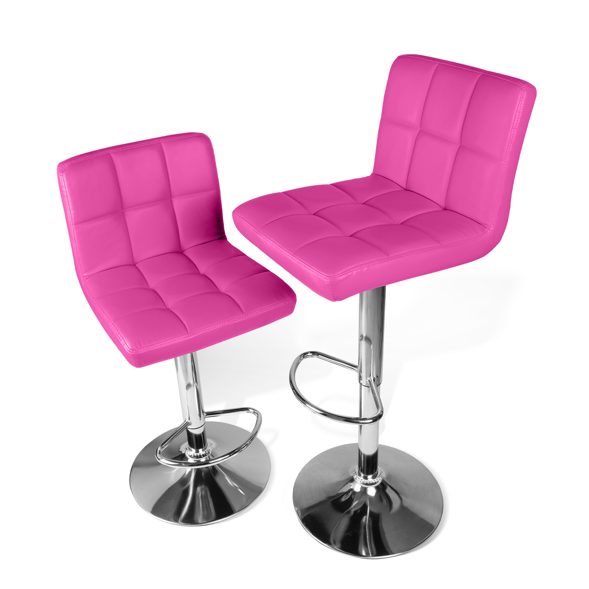 Комплект барных стульев Ergozen Loft 2 шт, розовый