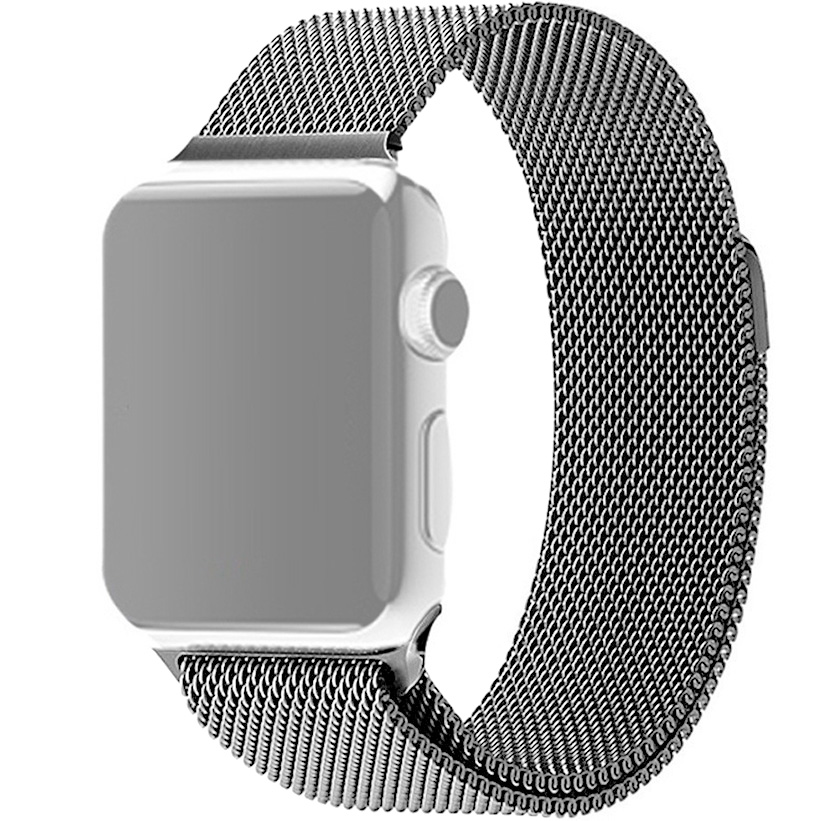 Ремешок для Apple Watch 1-6/SE миланская петля 42/44 мм InnoZone - Dark Gray (APWTMS42-18)