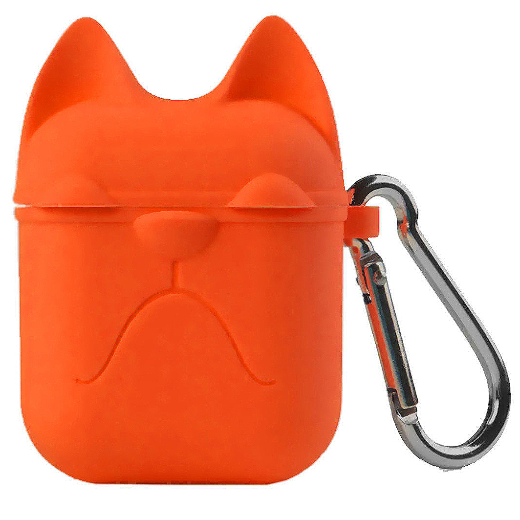 Чехол Anycase для Apple AirPods Grumpy Cat оранжевый