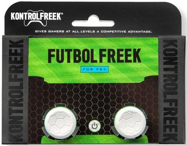 Накладки на стики для геймпада KontrolFreek Futbol \ 7 (2 шт) Белый/Зеленый (PS4)