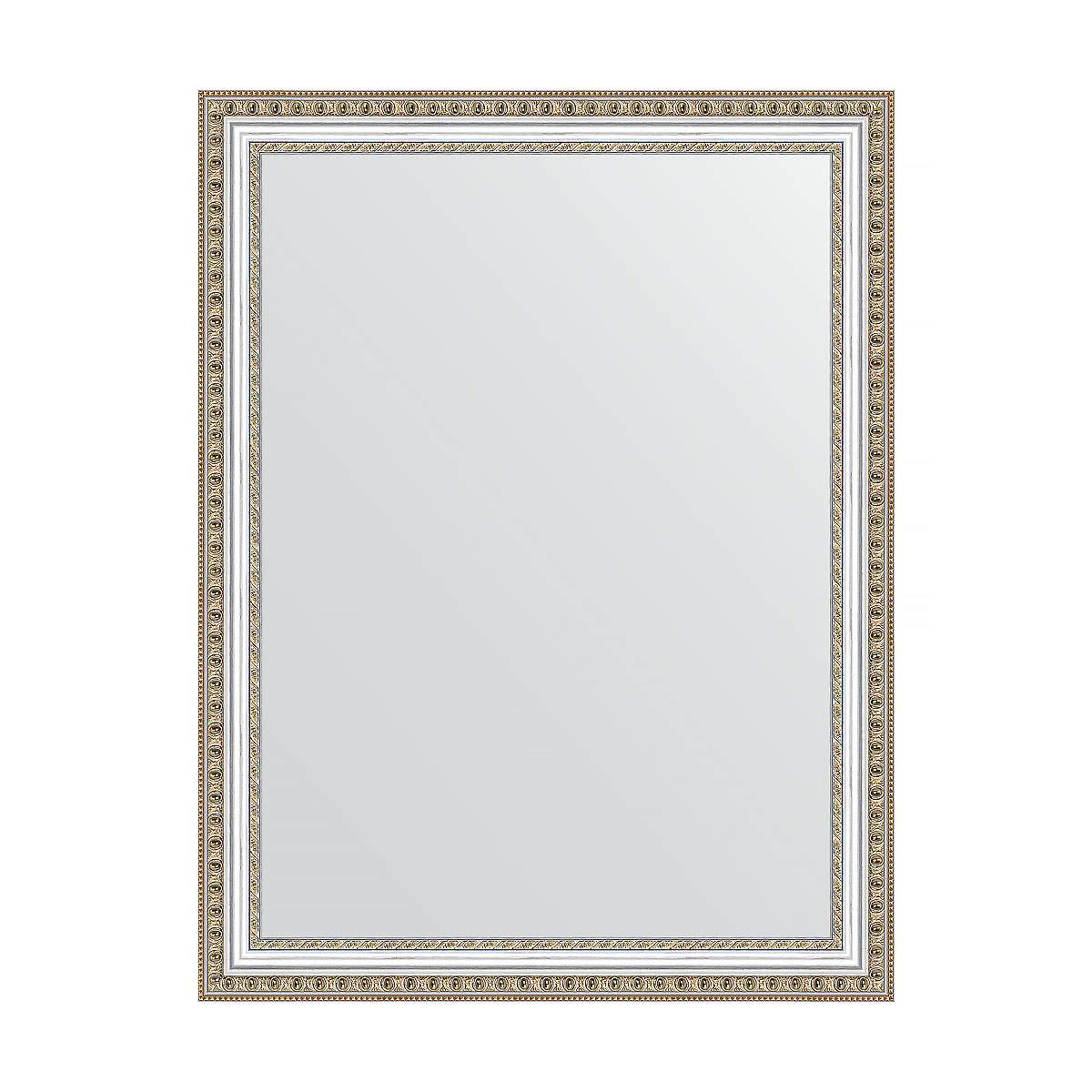 Зеркало в раме 65x85см Evoform BY 1012 золотые бусы на серебре