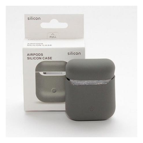Чехол для Apple Airpods Silicon Case WS, оливковый