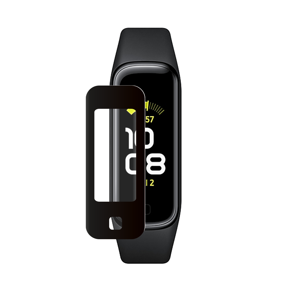 Защитное органическое стекло для Samsung Galaxy Fit 2, черная рамка