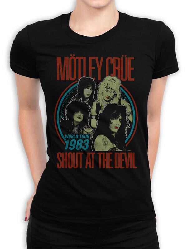 Футболка женская Dream Shirts Motley Crue 5000771-1 черная XL