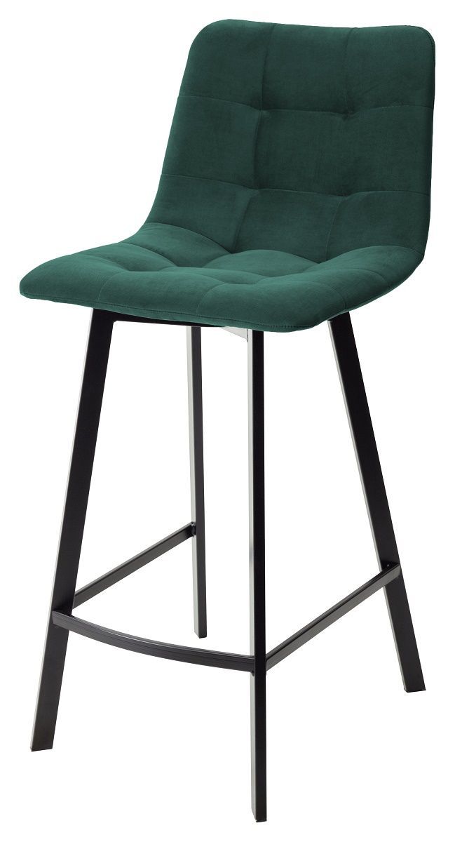 Комплект полубарных стульев 2 шт. M-CITY CHILLI-QB SQUARE зеленый/черный