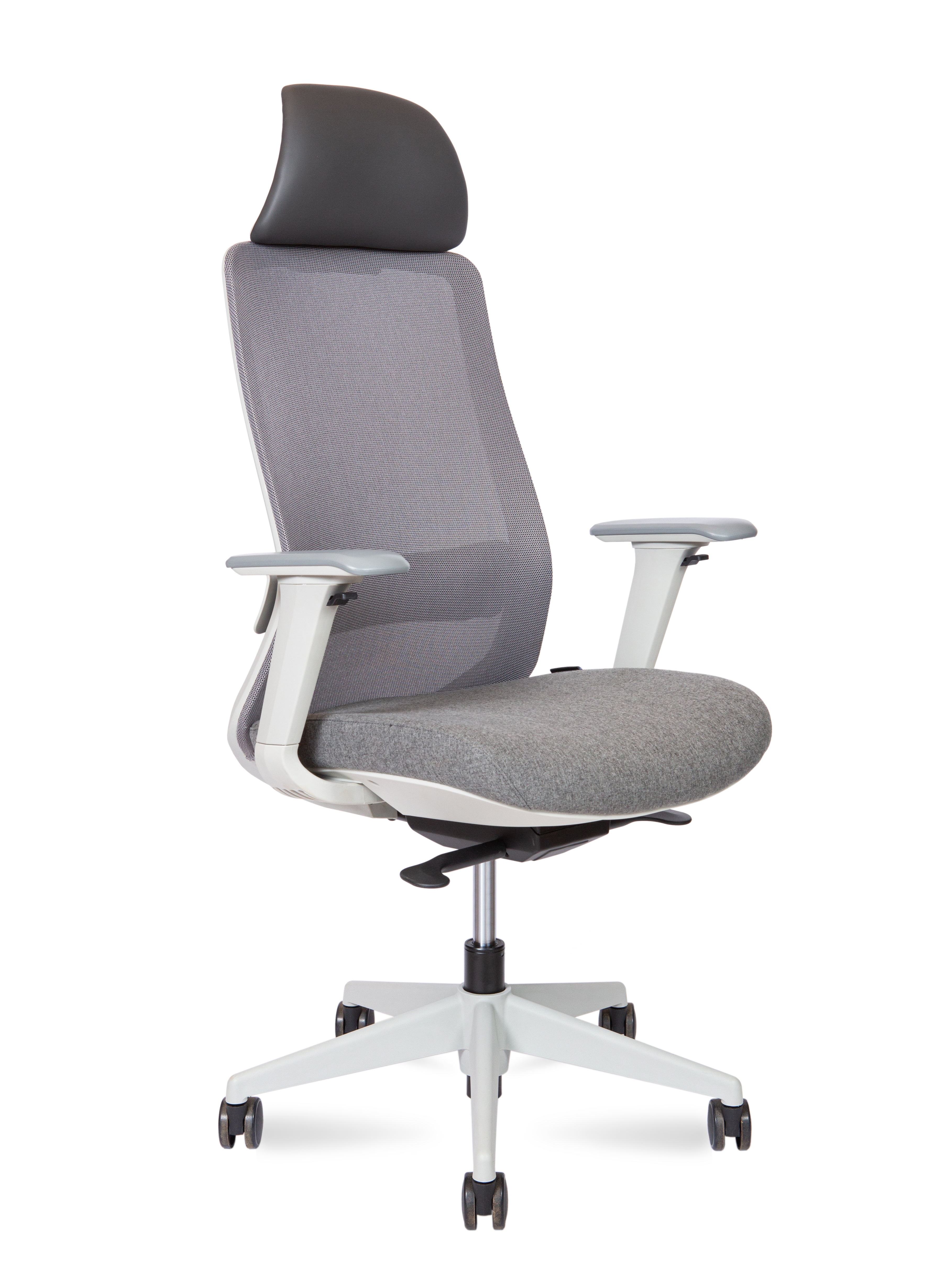 Кресло офисное Norden Como grey серый пластик / серая ткань