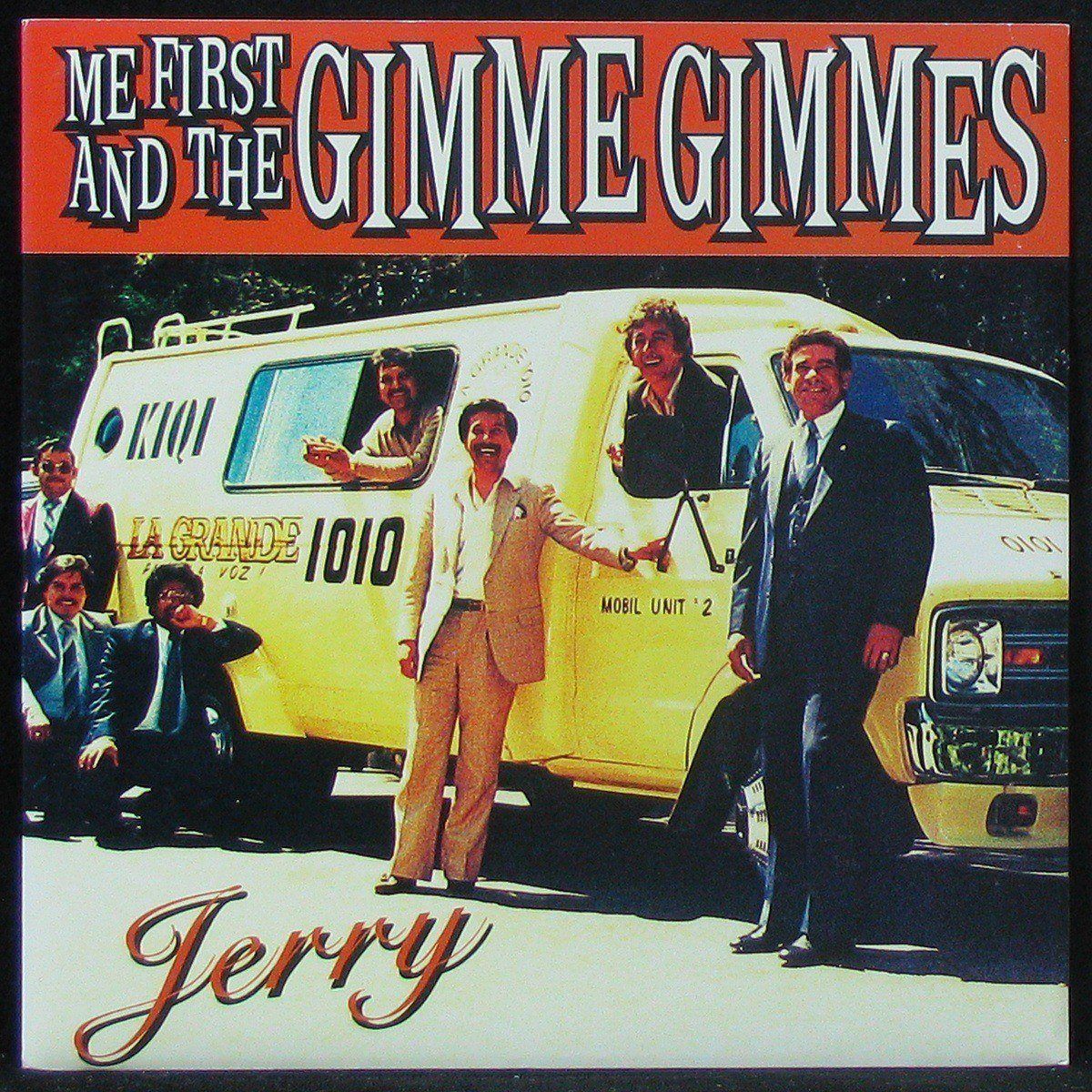 LP Me First And The Gimme Gimmes - Jerry (square-shaped,single) Fat Wreck Chords (303017)