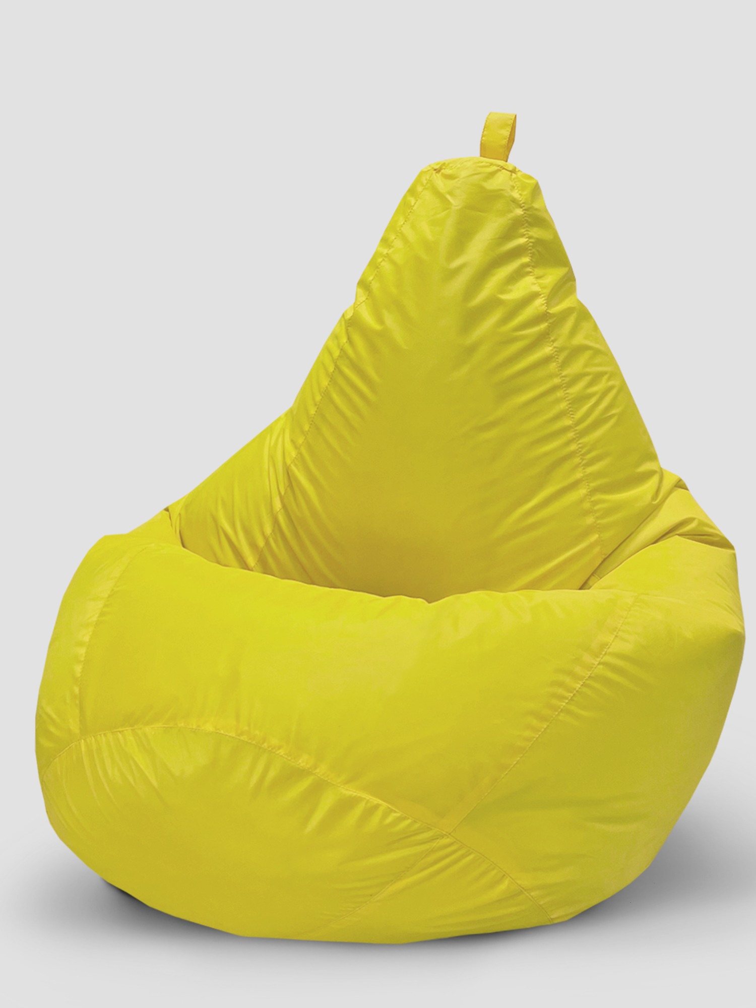Кресло-мешок ONPUFF пуфик груша, размер XXXXL, желтый оксфорд