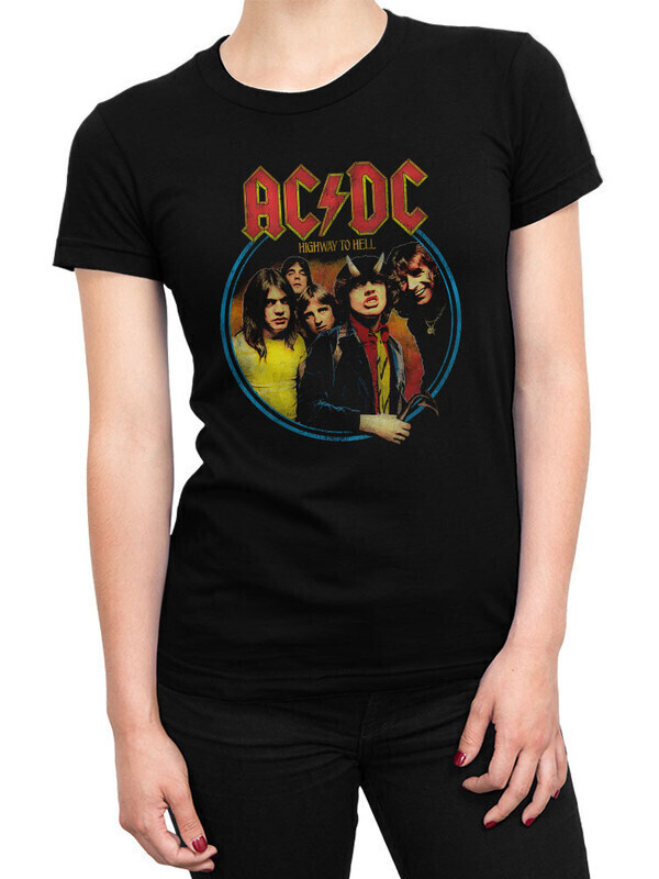 Футболка женская Dream Shirts AC/DC - ACDC 5000900-1 черная M