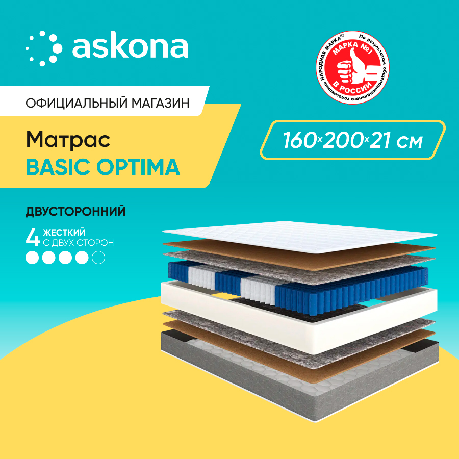 Матрас Askona Basic Optima 160х200